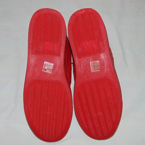 Tim Evans England | Shoes | Nwt Tim Evans England Red Quilted Hitop ...